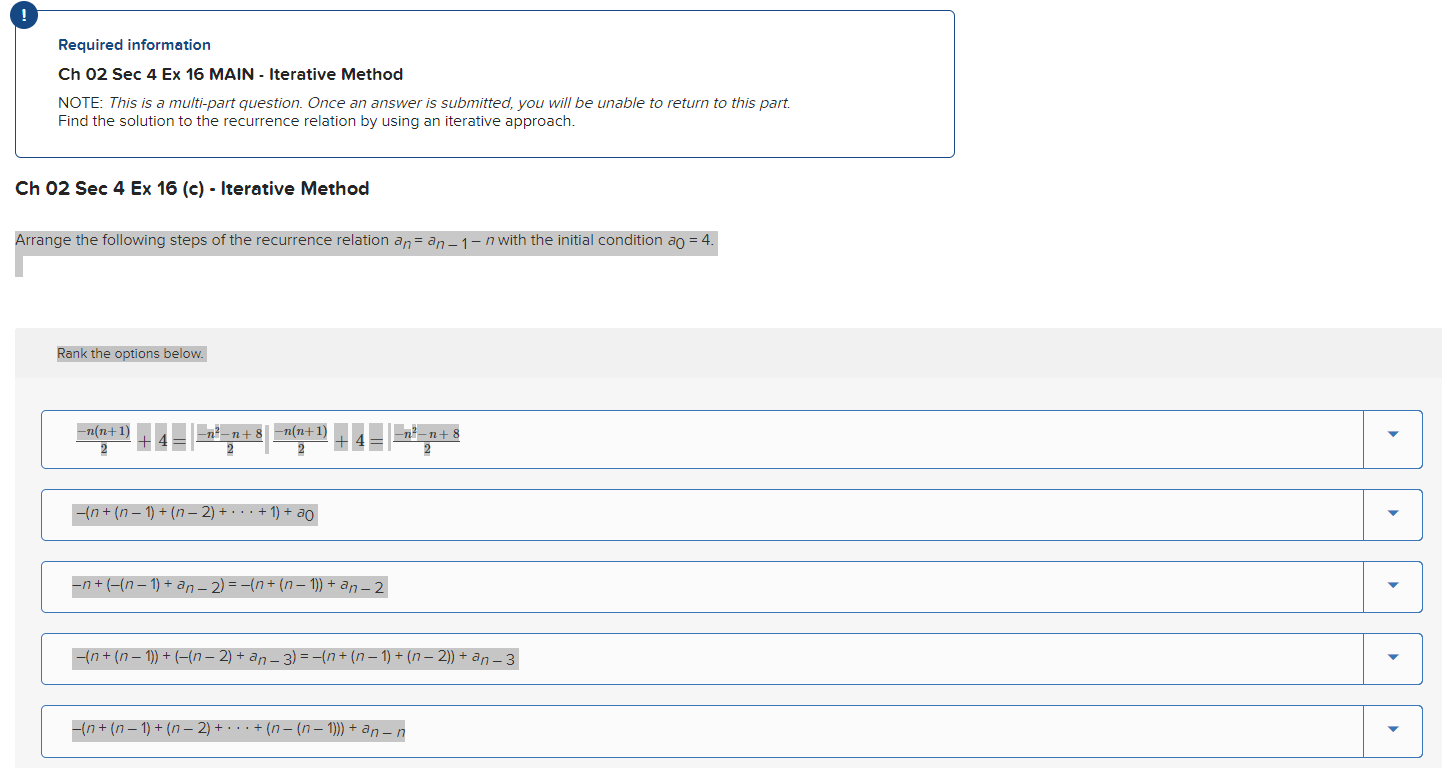 Solved Required information Ch 02 Sec 4 Ex 16 MAIN - | Chegg.com