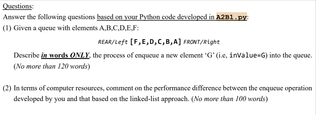 Solved Questions: Answer the following questions based on | Chegg.com