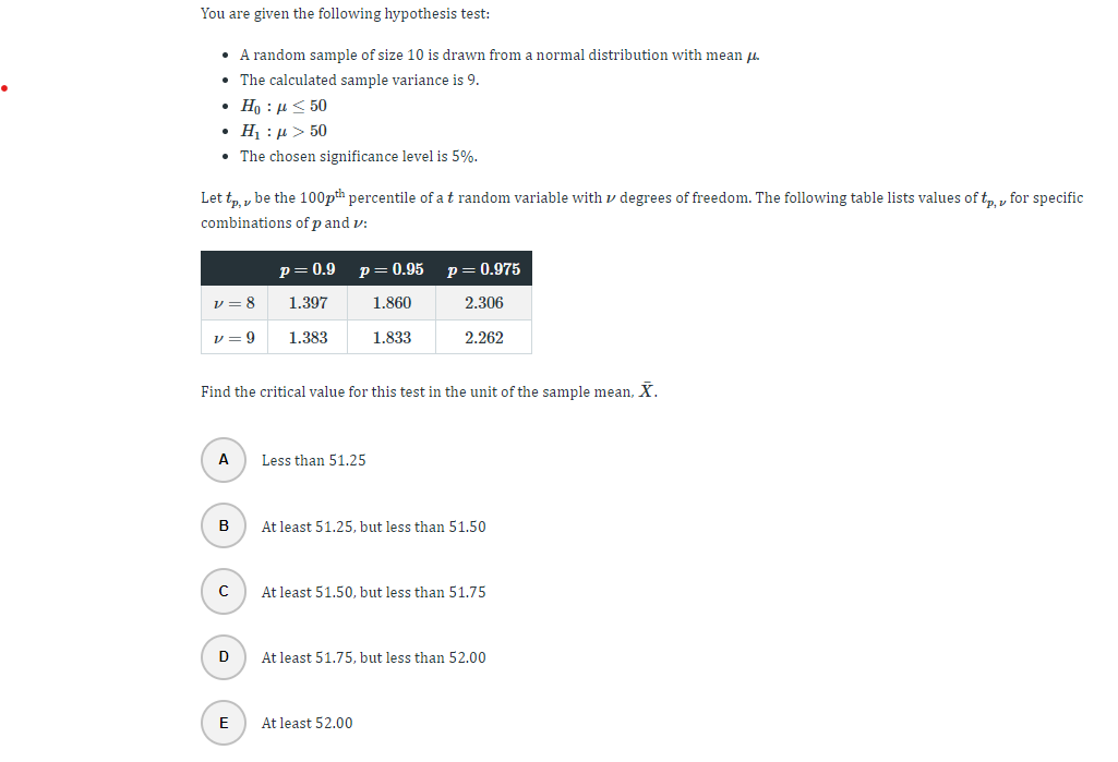 Solved You Are Given The Following Information About A