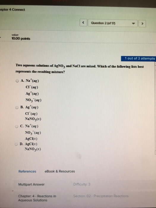 Solved apter 4 Connect Question 20m value 10.00 points 1 out | Chegg.com