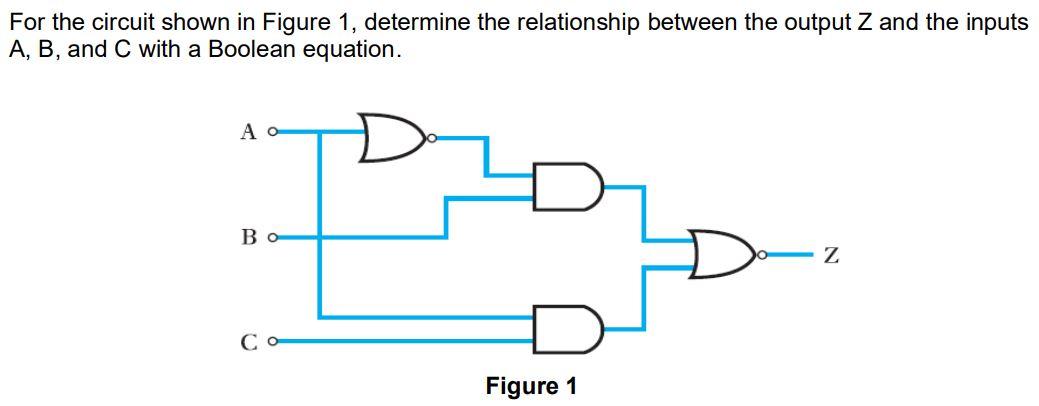 Solved For the circuit shown in Figure 1, determine the | Chegg.com