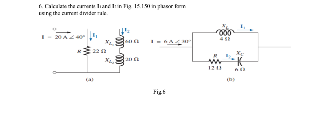 Solved 6. Calculate the currents 11 and 12 in Fig. 15.150 in | Chegg.com