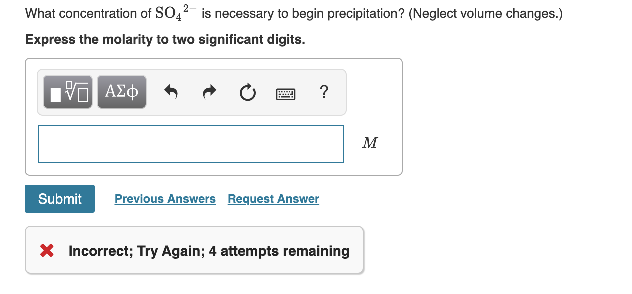 Solved A solution of Na2SO4 is added dropwise to a solution | Chegg.com