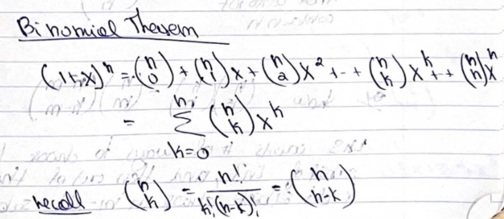 Solved Binomial Thasem | Chegg.com