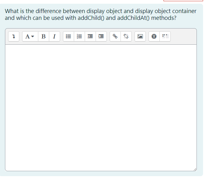 Solved What is the difference between display object and | Chegg.com