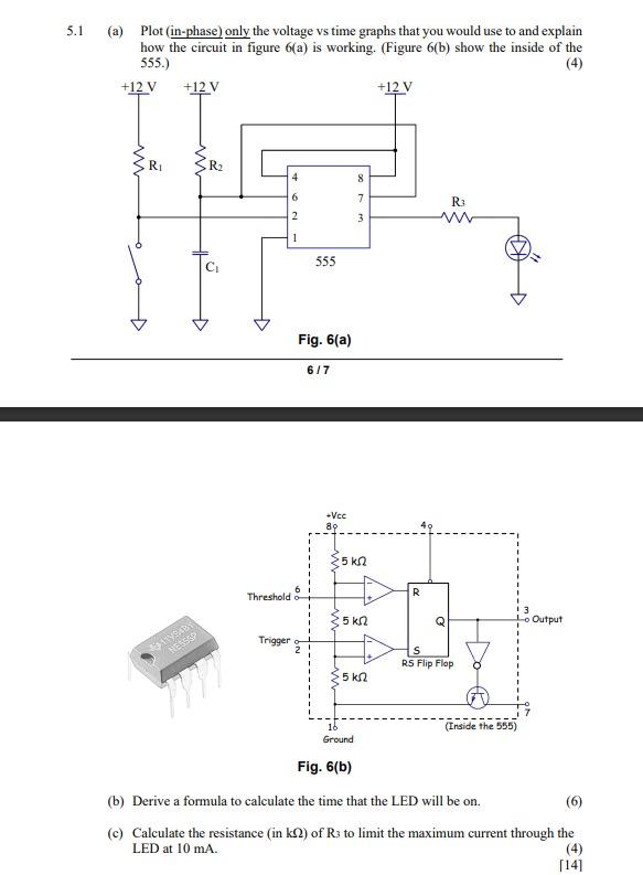 Solved (a) Plot (in-phase) only the voltage vs time graphs | Chegg.com