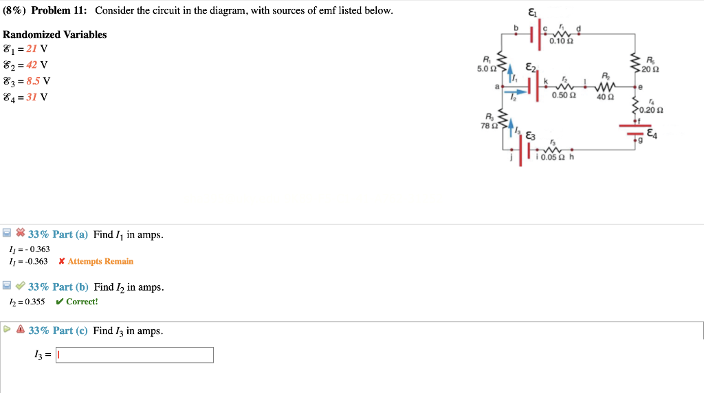 Solved for part (A) i tried -0.263, -0.360, -0.2895, | Chegg.com
