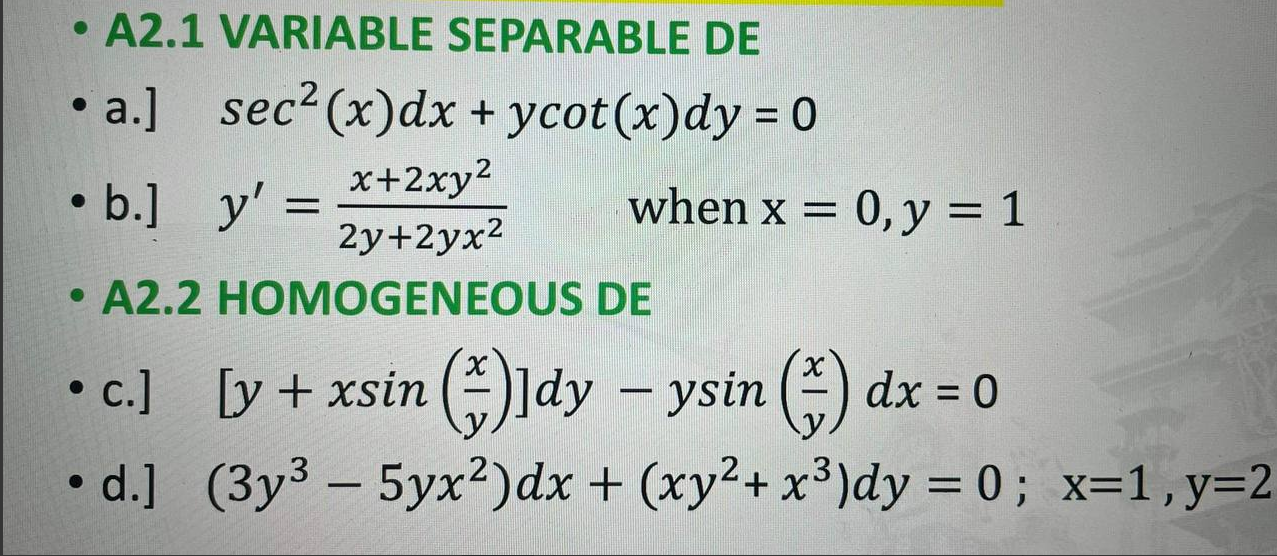 Solved Differential Equations | Chegg.com Solved Differential Equations | Chegg.com
