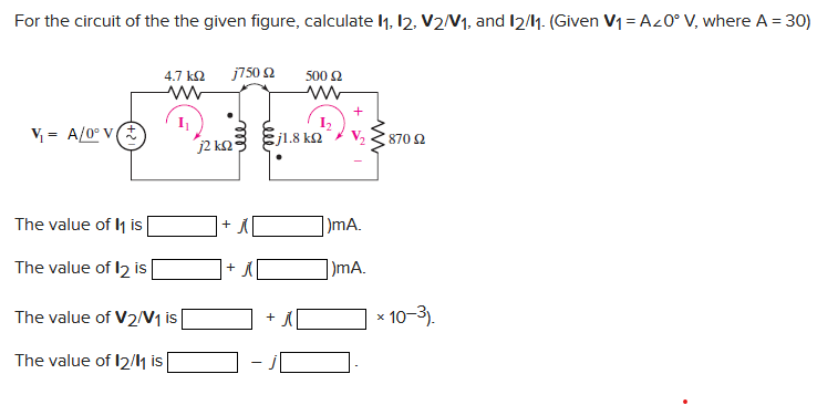 Solved For the circuit of the the given figure, calculate | Chegg.com