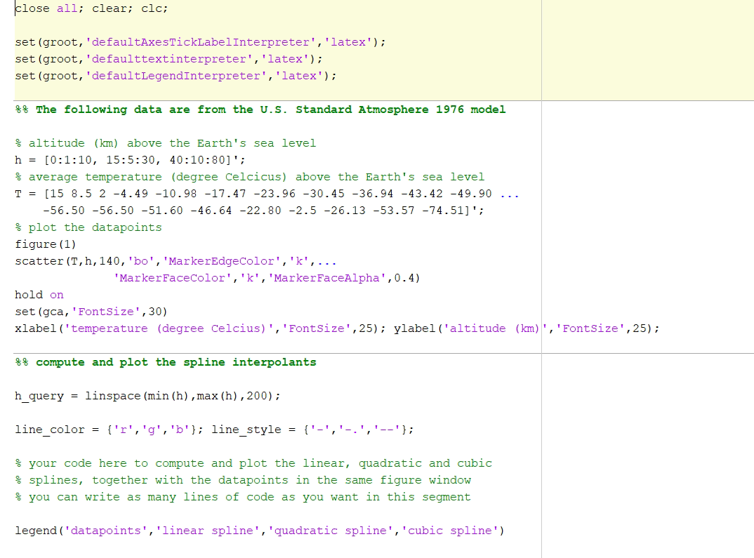 Write your code between lines 27 and 30 of the | Chegg.com