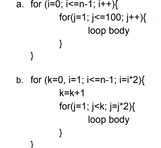 Solved For Each Of The Following Program Fragments Compute 4593