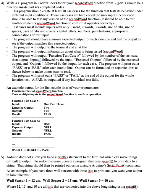 Solved Programming Exercises: Assignment Section Description | Chegg.com
