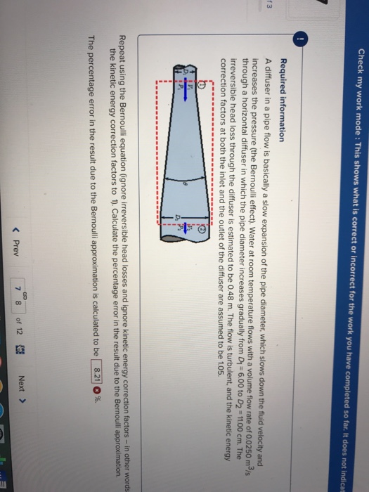 Solved Check my work mode : This shows what is correct or | Chegg.com