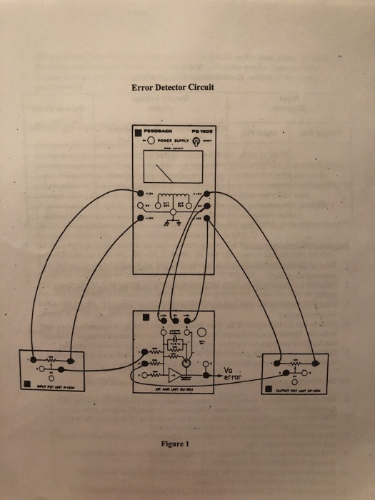 Solved Pre-Lab: Draw the schematic diagram of the circuit | Chegg.com