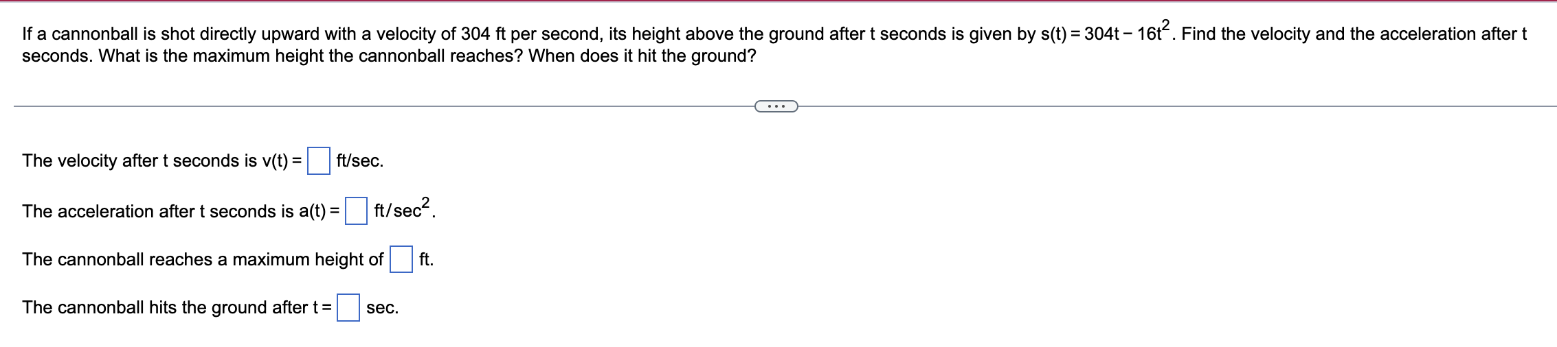 Solved If a cannonball is shot directly upward with a | Chegg.com