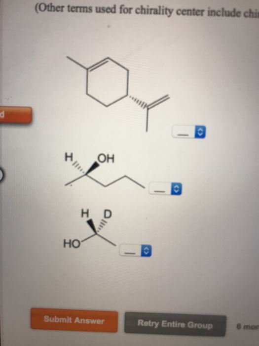 Solved Identify the absolute configuration of the chirality | Chegg.com