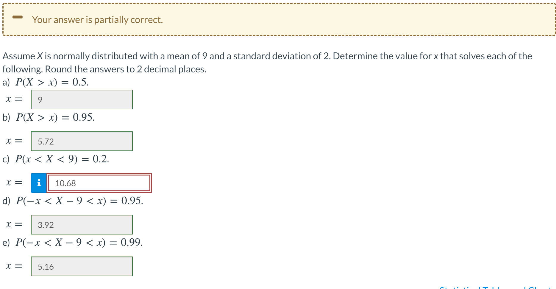 Solved Your Answer Is Partially Correct Assume X Is