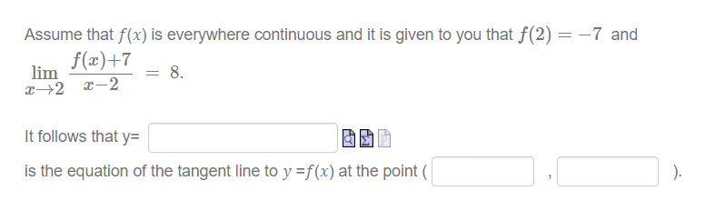 Solved Assume that f(x) is everywhere continuous and it is | Chegg.com