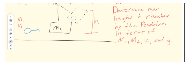 Solved Determine max height h reached by the Pendulum in | Chegg.com
