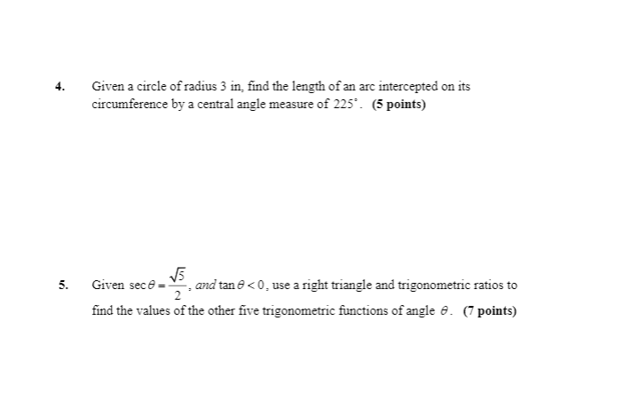 Solved 3 and is acute, find the other five trig function | Chegg.com
