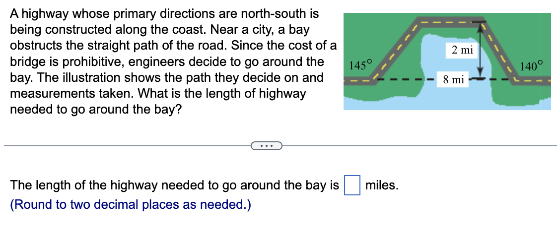 Solved A highway whose primary directions are north-south is | Chegg.com