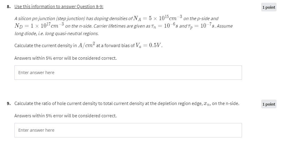 Solved Please answer questions 8 ﻿and 9. ﻿Thank you | Chegg.com