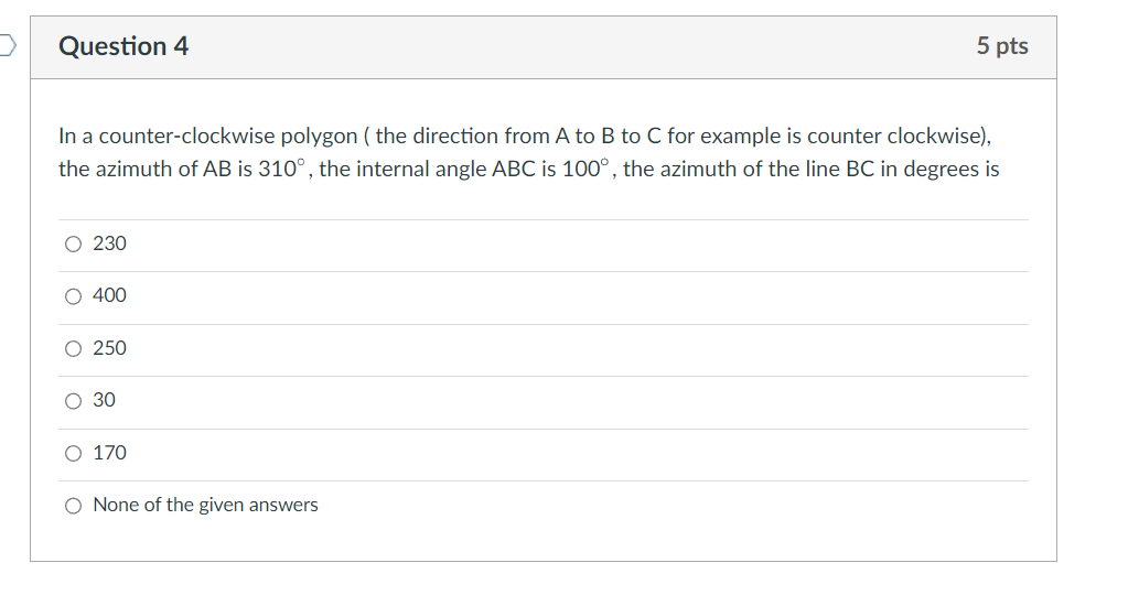 Solved In a counter-clockwise polygon ( the direction from A | Chegg.com