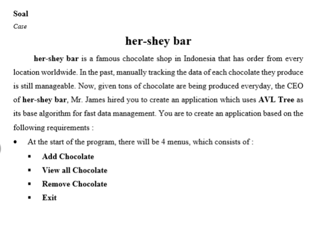 Solved Soal Case her-shey bar her-shey bar is a famous | Chegg.com