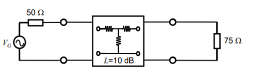 Solved Consider A 2 Port Network Designed As An Attenuator