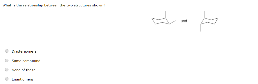 Solved What is the relationship between the two structures | Chegg.com