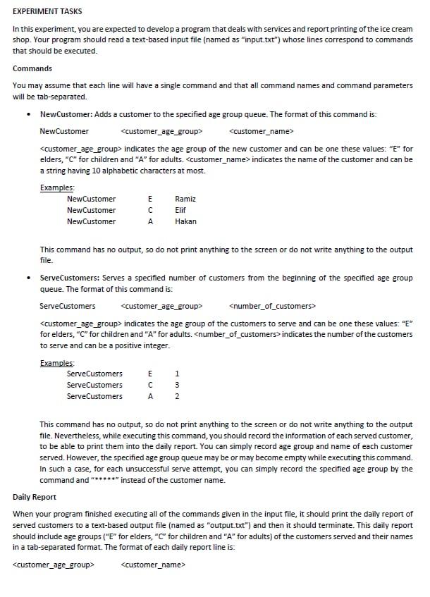 Solved EXPERIMENT TASKS In this experiment, you are expected | Chegg.com