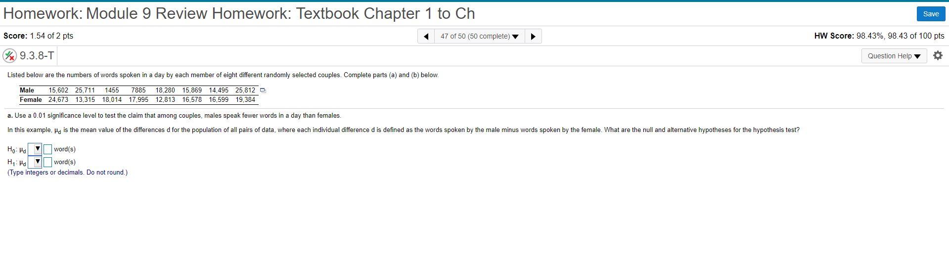 Solved Homework: Module 9 Review Homework: Textbook Chapter | Chegg.com