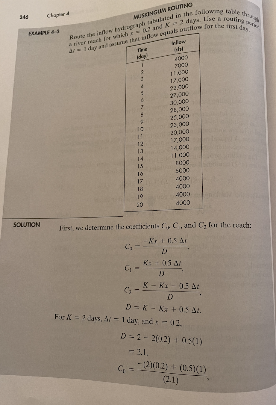 Solved 4.18. The storage equation has been given as - S; = | Chegg.com