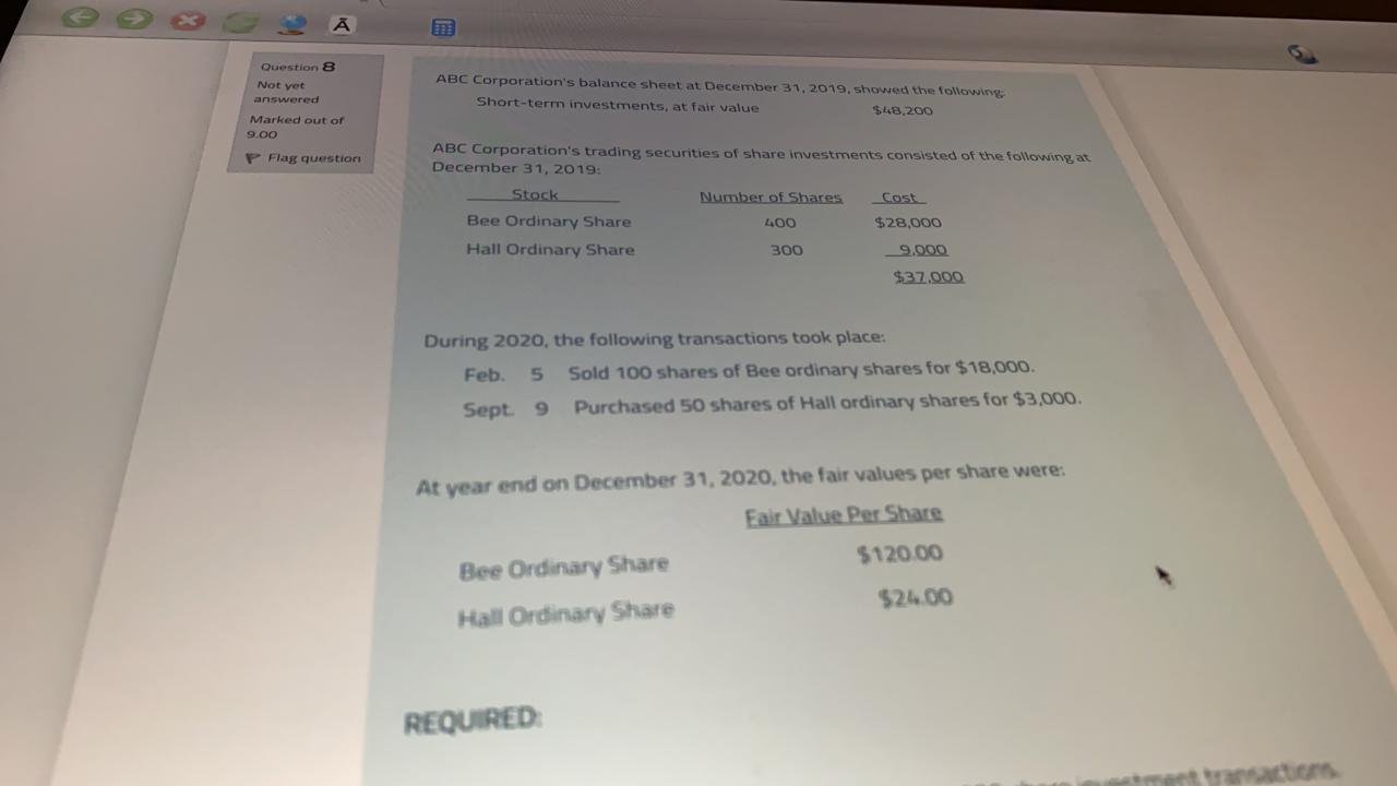 Solved Hall Ordinary Share REQUIRED: (a) Prepare the journal | Chegg.com