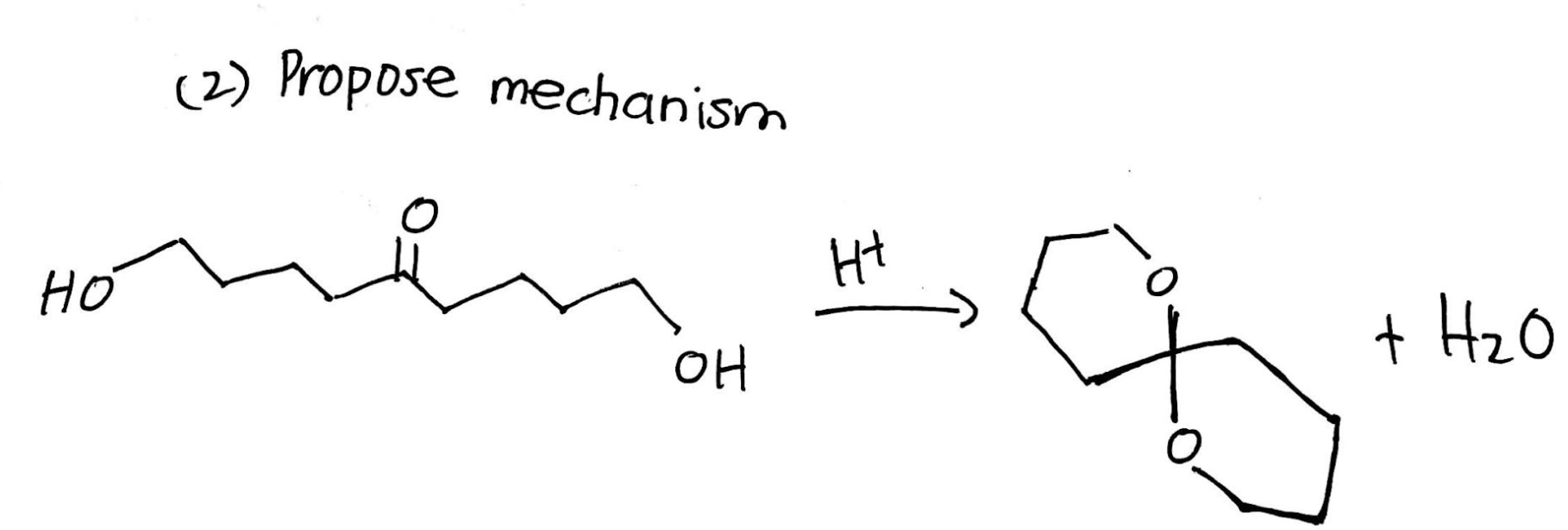 Solved (2) Propose mechanism Homena a to سية | Chegg.com Solved (2) Propose mechanism Homena a to سية | Chegg.com