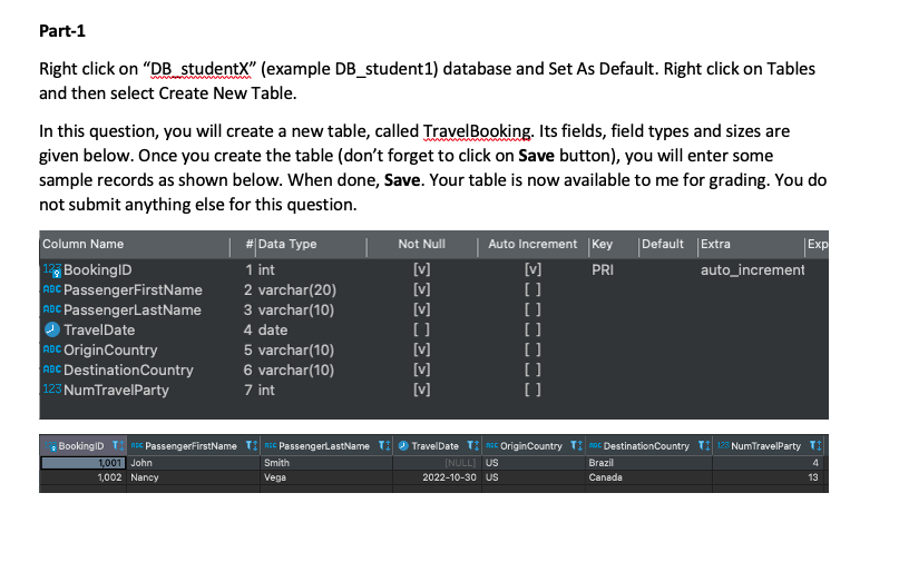 Solved Please explain in detail how to complete part 1, | Chegg.com