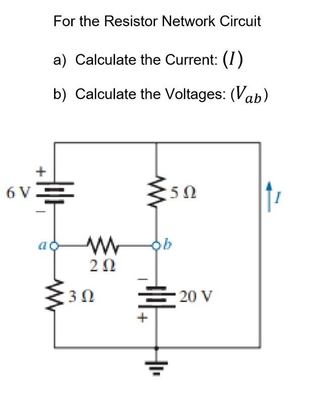 Solved For the Resistor Network Circuit a) Calculate the | Chegg.com