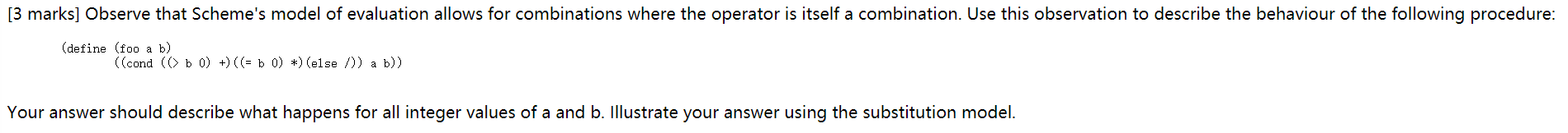 Solved The Language Is R5rs Observe That Schemes Model Of