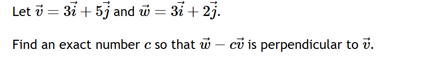 Solved Let vec(v)=3vec(i)+5vec(j) ﻿and | Chegg.com