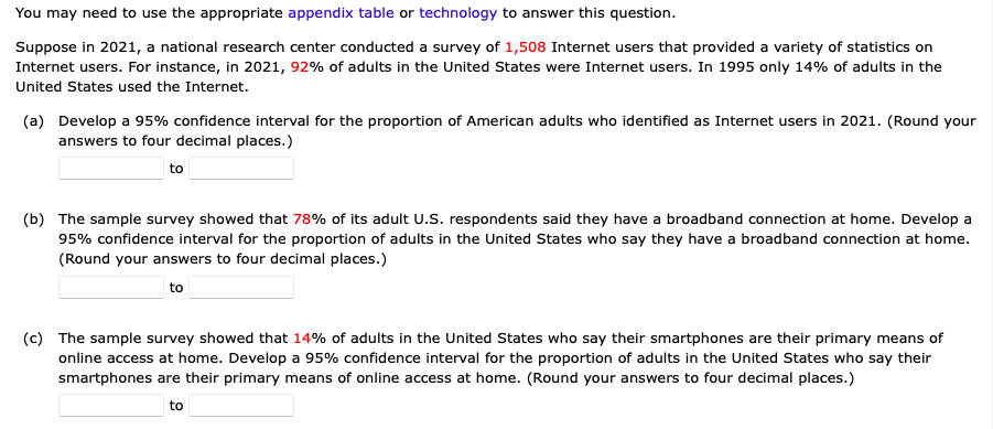Solved You may need to use the appropriate appendix table or | Chegg.com