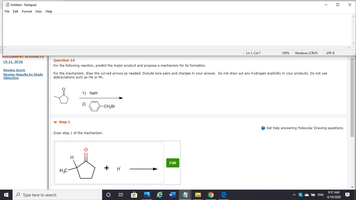 Solved Untitled - Notepad File Edit Format View - O X Help | Chegg.com
