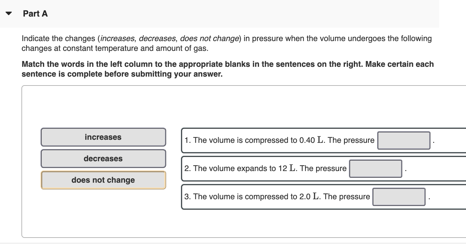Solved A gas with a volume of 4.0 L is in a closed | Chegg.com