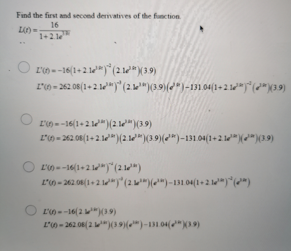 Solved 1.) For the given function, find the relative minima: | Chegg.com