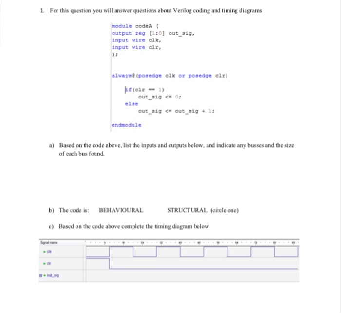 Solved 1. For this question you will answer questions about | Chegg.com