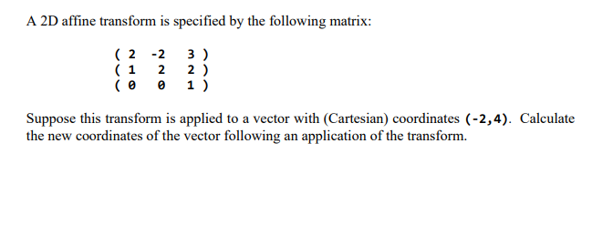 A Write A Method For The Vector2d Class From The 