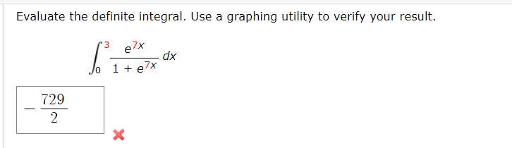 Solved Evaluate the definite integral. Use a graphing | Chegg.com