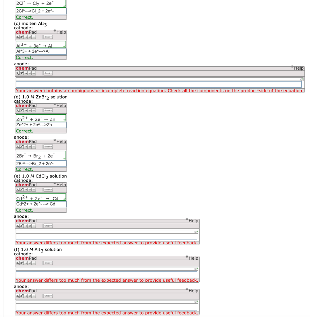 Solved What reactions take place at the cathode and the | Chegg.com