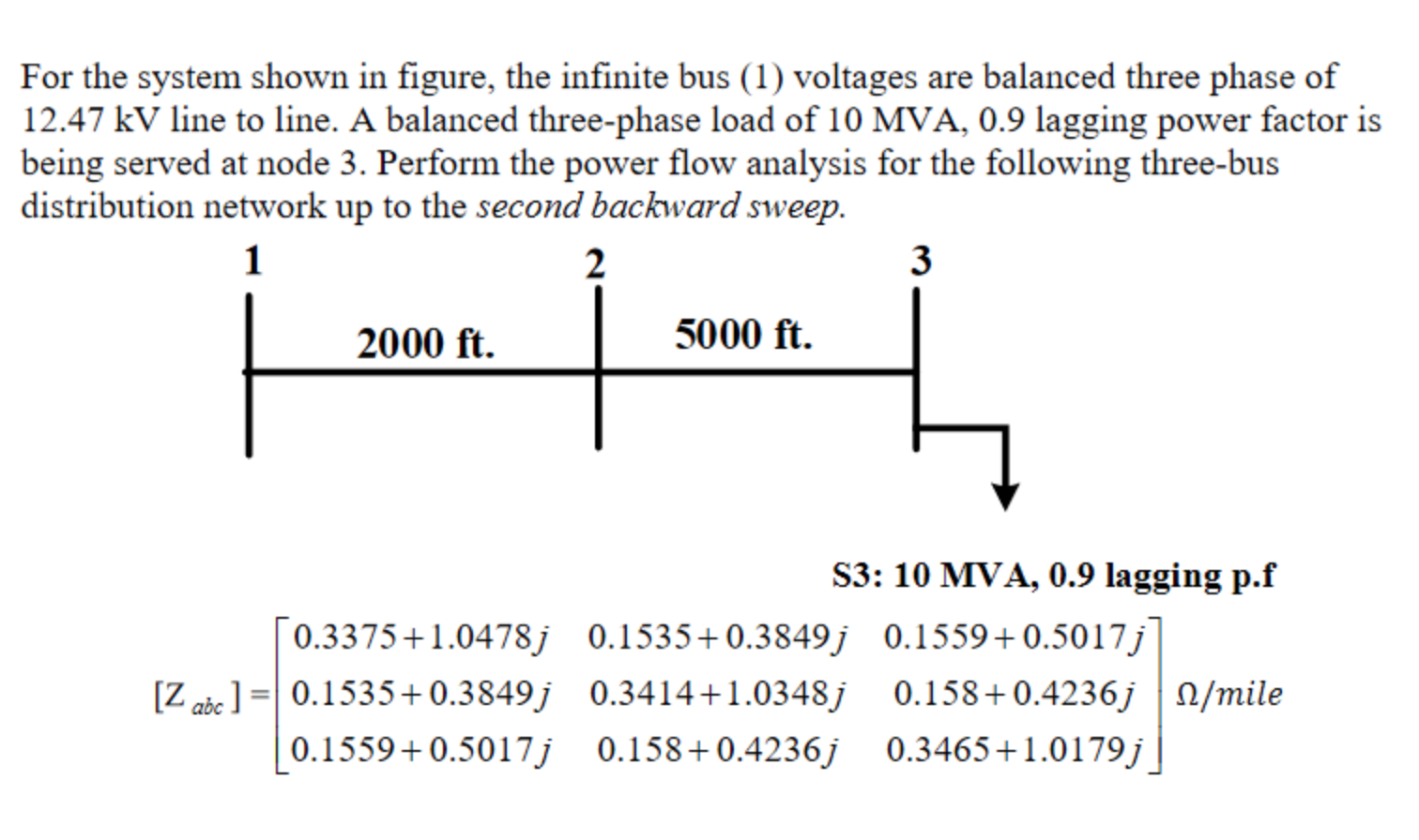 Solved For the system shown in figure, the infinite bus (1) | Chegg.com