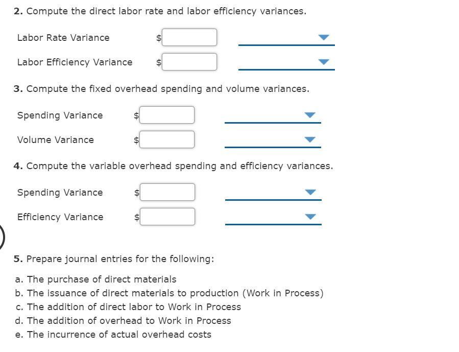 Solved Direct Materials, Direct Labor, and Overhead | Chegg.com