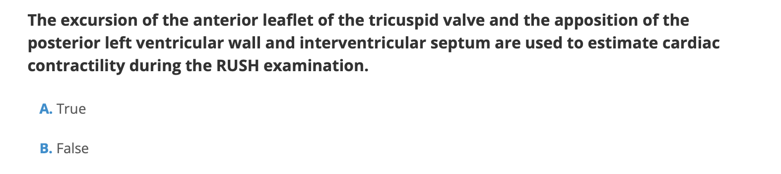 Solved The excursion of the anterior leaflet of the | Chegg.com